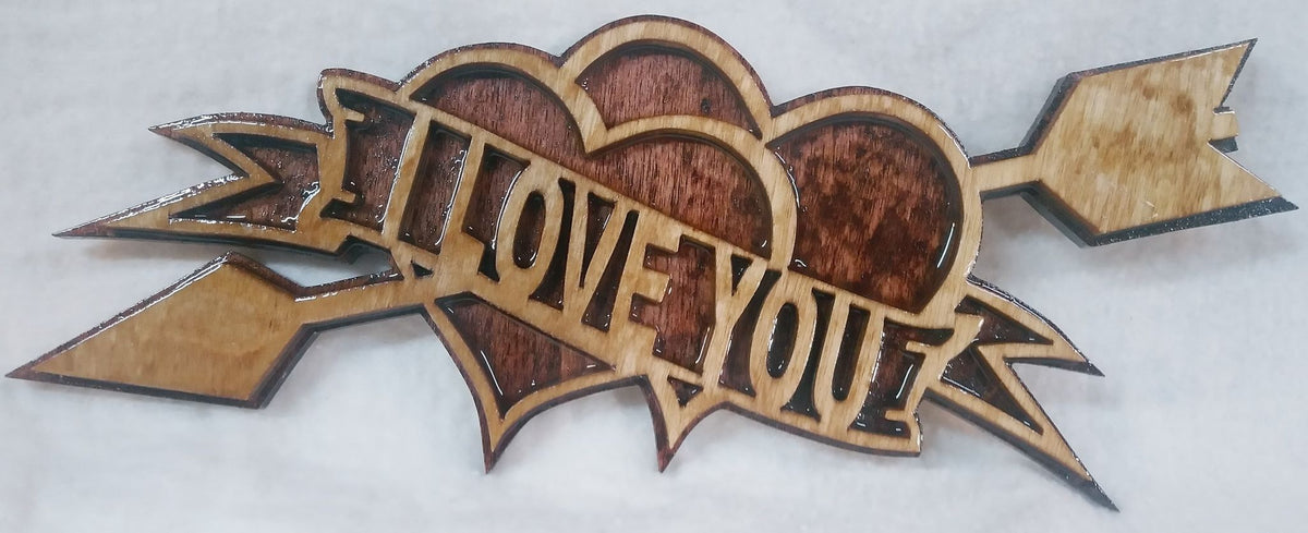 I Love You Arrow – Seal Woodworks
