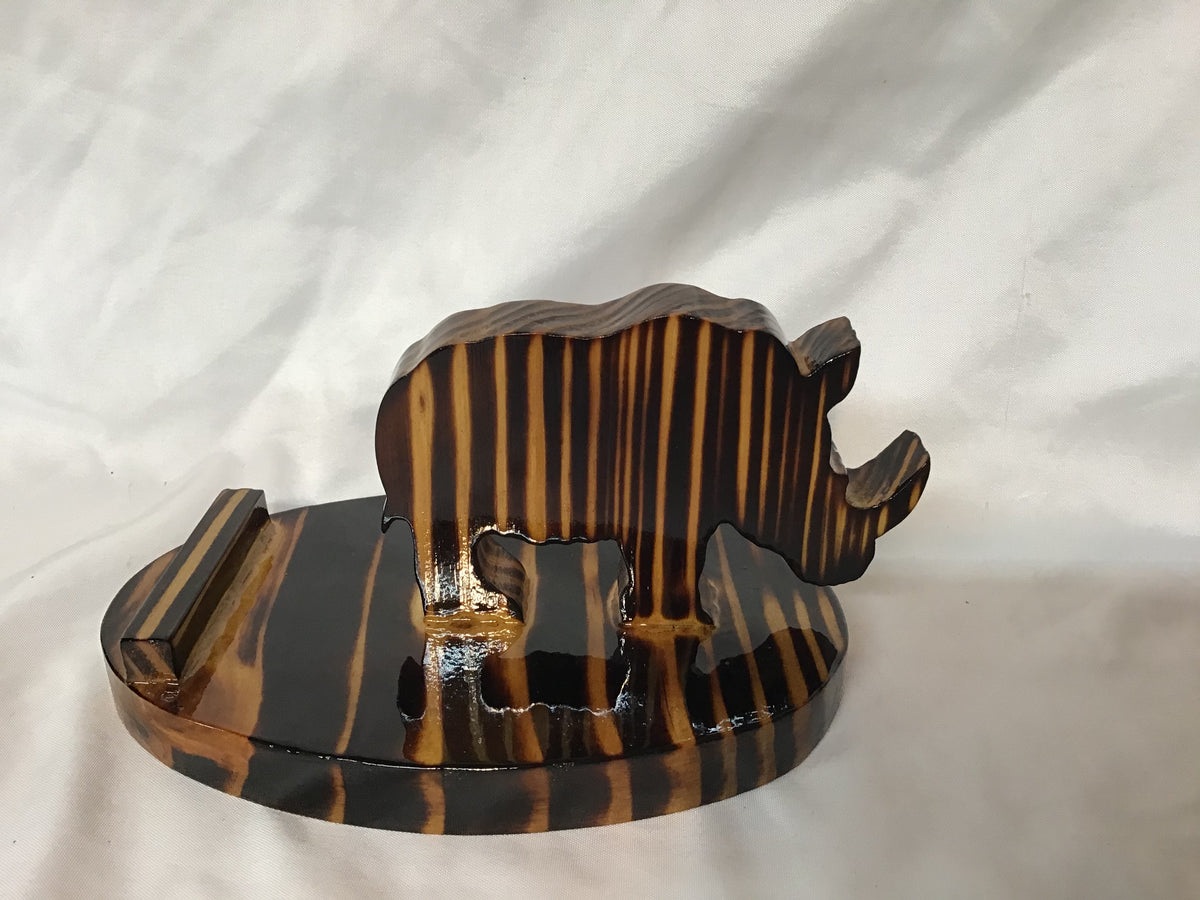 Rhino Cell Phone Stand – QCF Crafts Unlimited